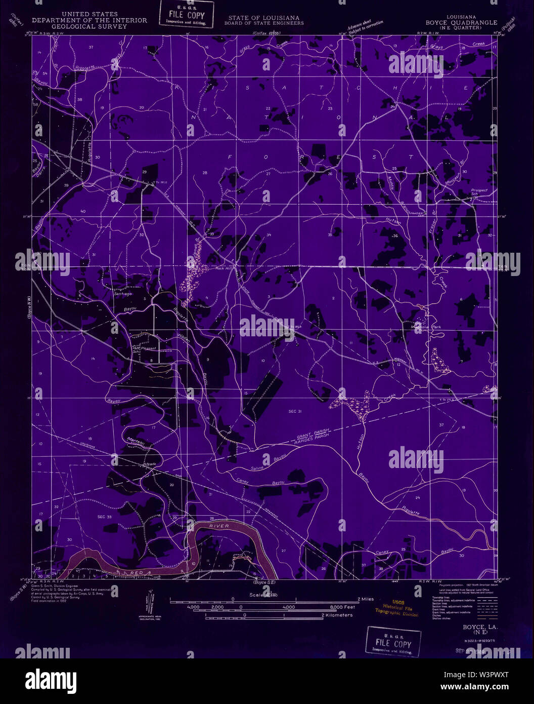 Boyce map hi-res stock photography and images - Alamy