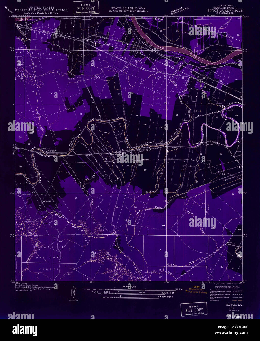 Boyce map hi-res stock photography and images - Alamy