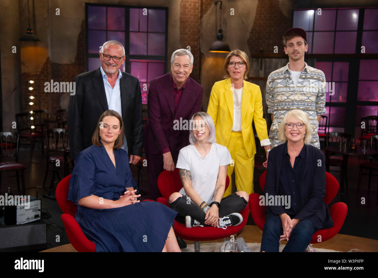 Cologne, Deutschland. 16th July, 2019. Back row from left: Konstantin ...