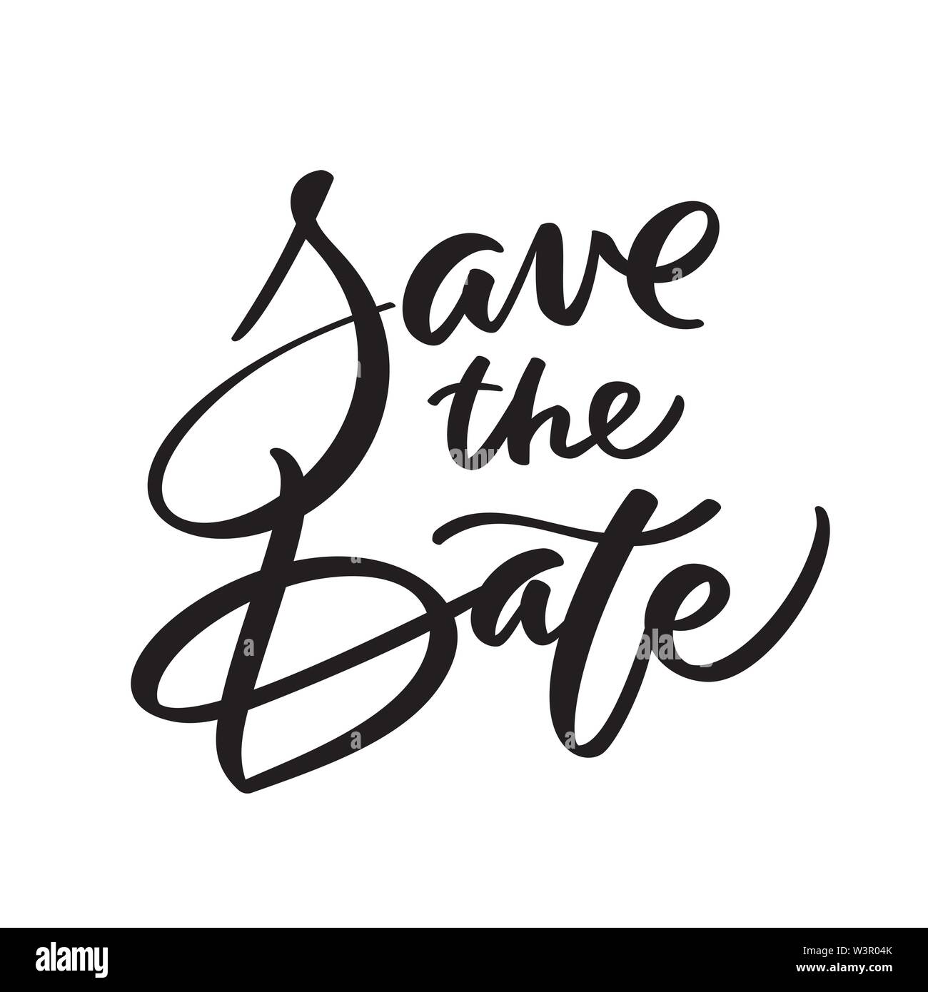 Save the date ink writing in modern calligraphy style. Text lettering ... Save the date ink writing in modern calligraphy style. Text lettering ...
