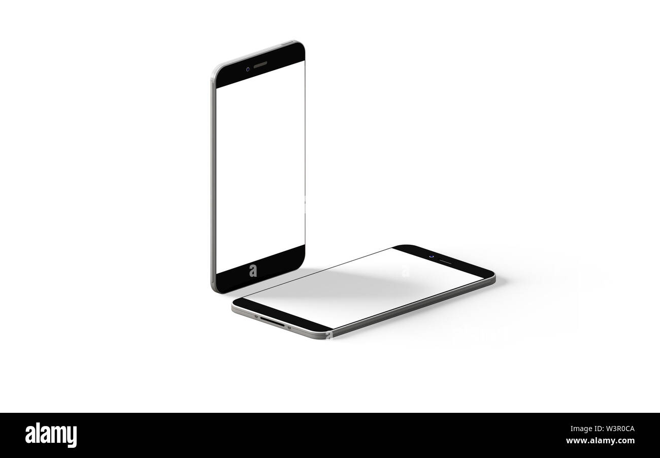 Two devices Cut Out Stock Images & Pictures - Alamy