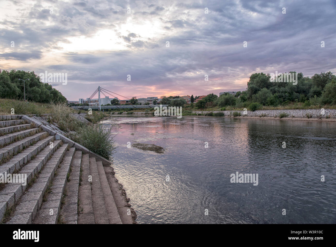 River landscape romantic idyllic blue hi-res stock photography and ...