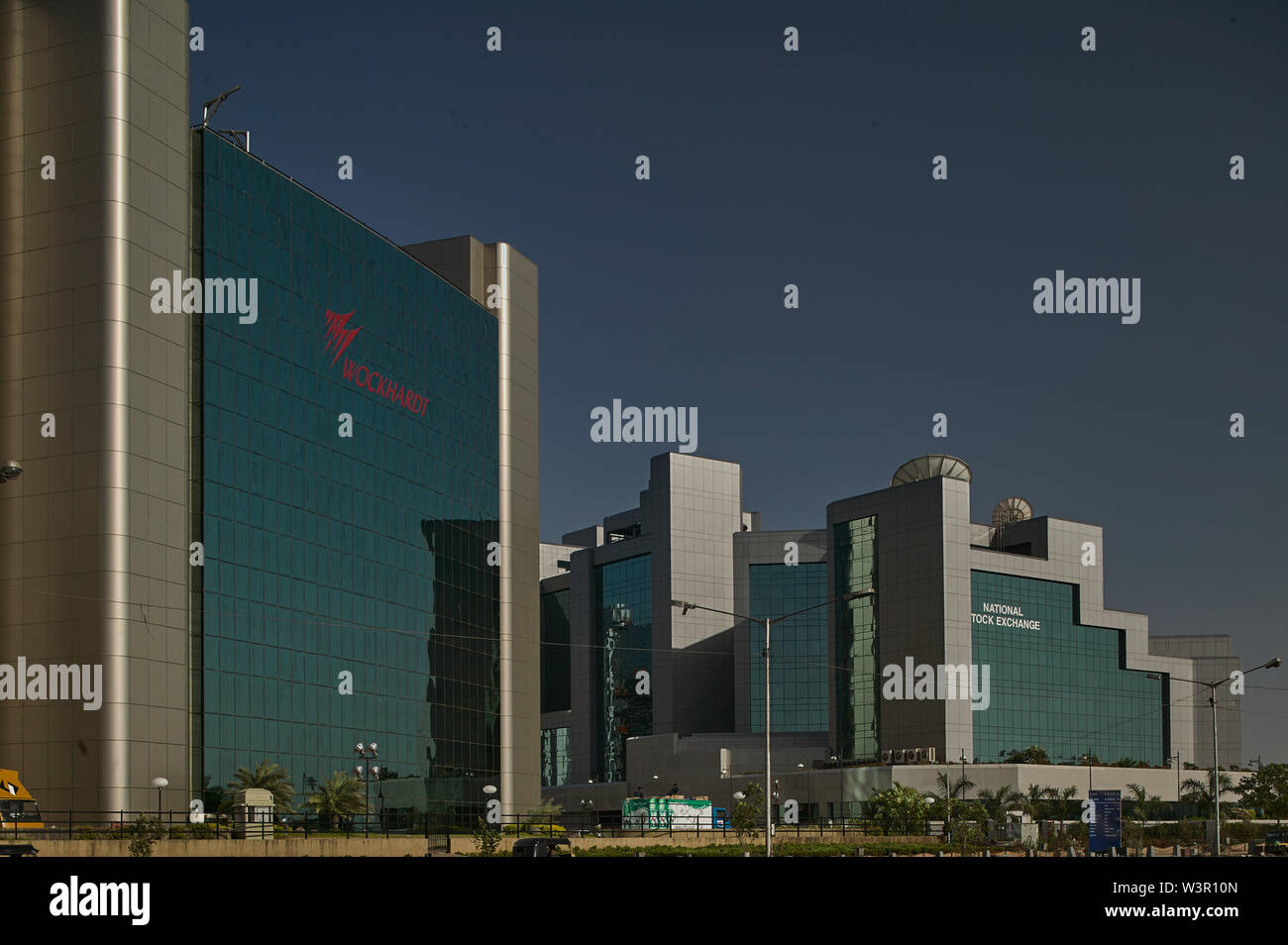 21-Apr-2004-glass covered office buildings at bandra kurla complex is a ...