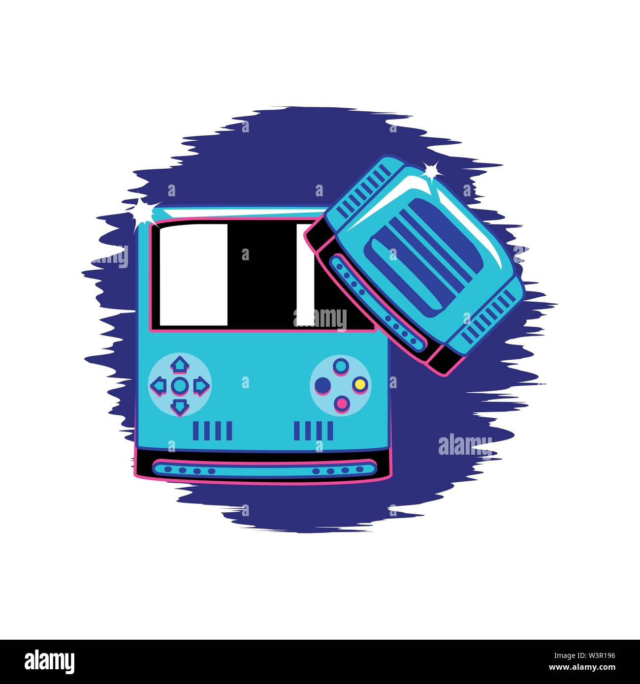 handle video game with console vector illustration design Stock Vector ...