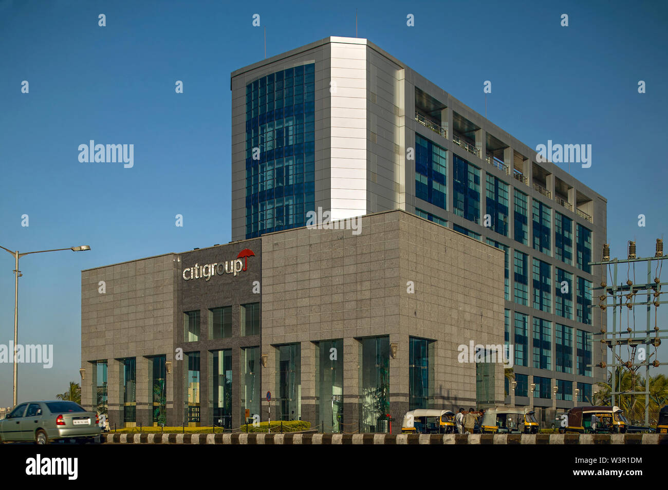 21-Apr-2004-glass covered office buildings at bandra kurla complex is a ...