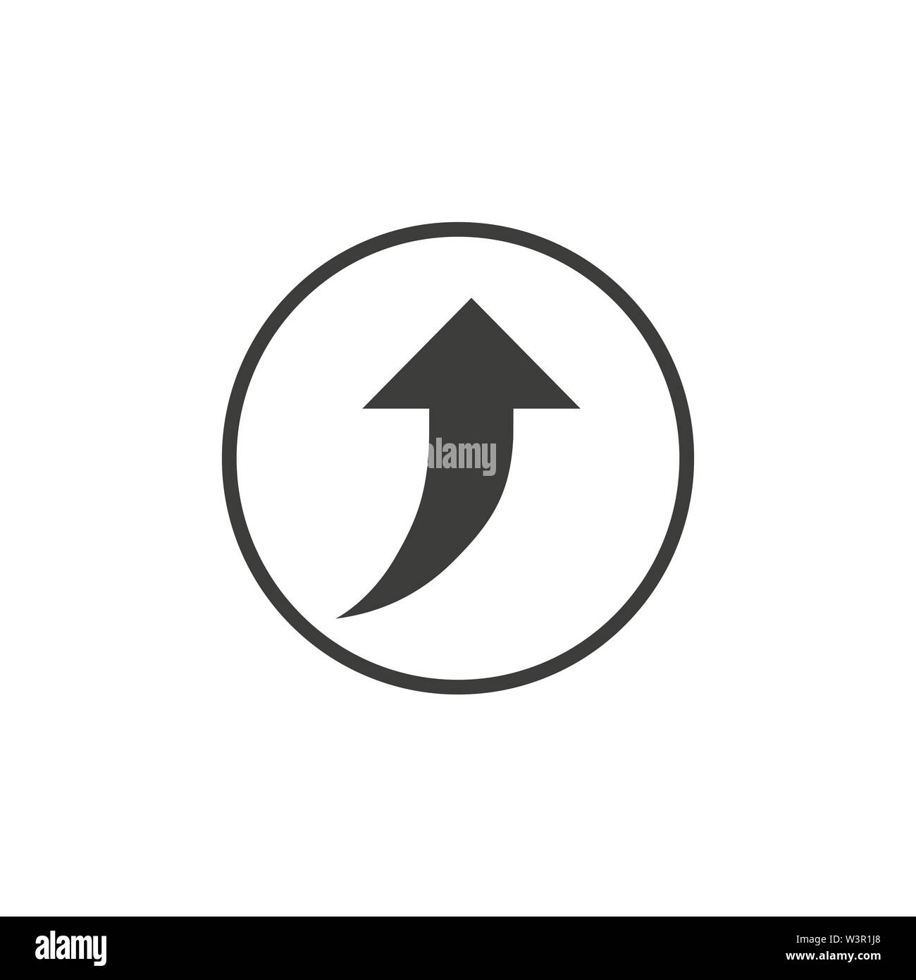 Up Arrow icon. Vector illustration flat Stock Vector Image & Art - Alamy