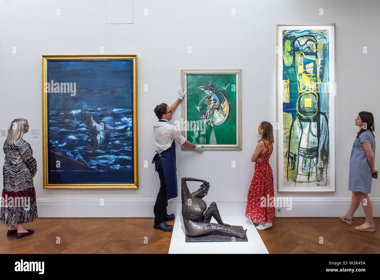 London, UK. 17th July 2019. Figure in the Sea, c 1957, by Francis Bacon ...