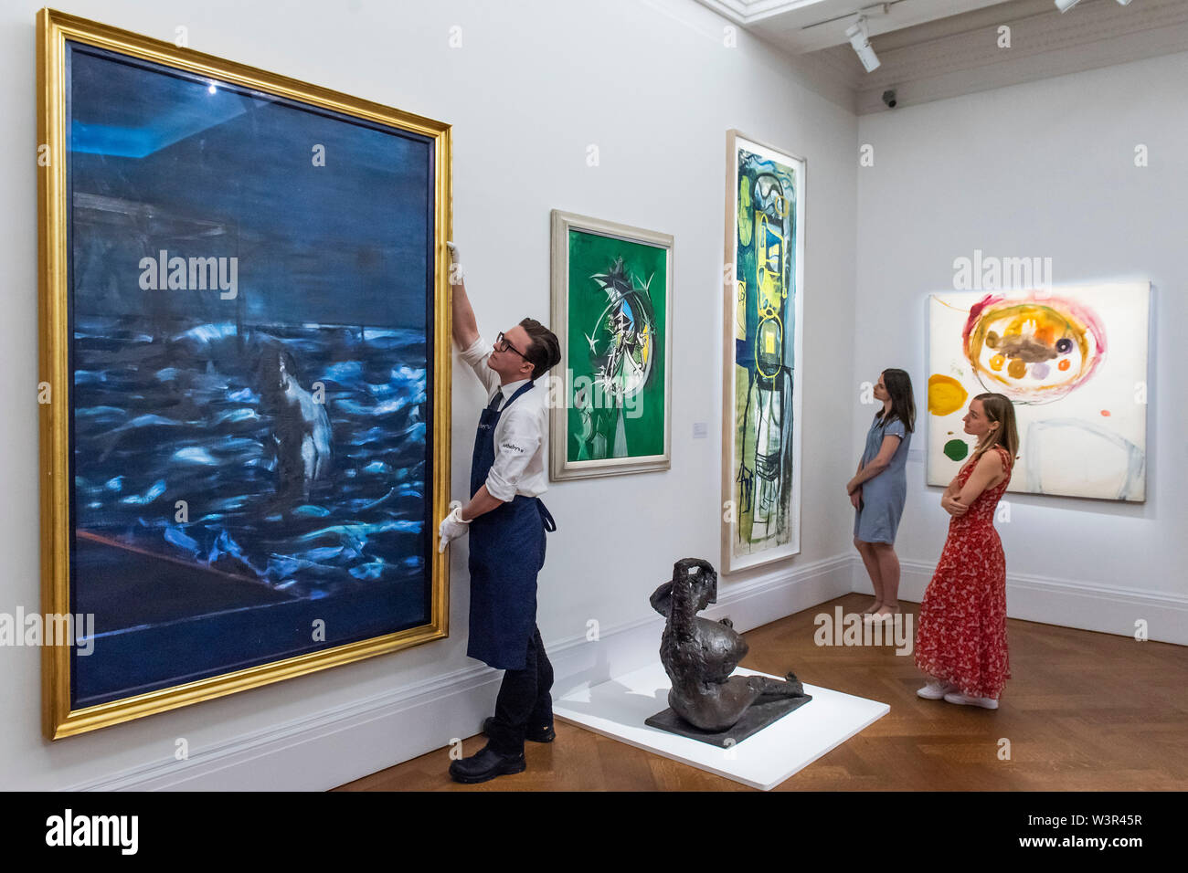 London, UK. 17th July 2019. Figure in the Sea, c 1957, by Francis Bacon ...