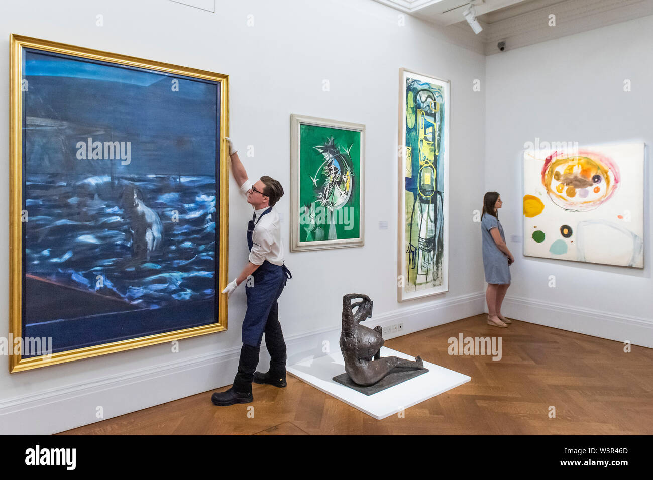 London, UK. 17th July 2019. Figure in the Sea, c 1957, by Francis Bacon ...