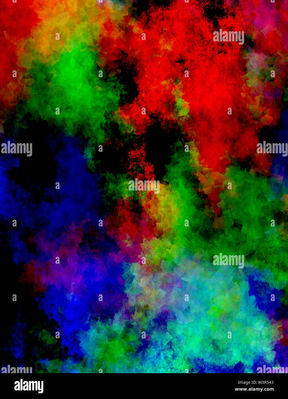 Abstract painting in vivid colors Stock Photo - Alamy