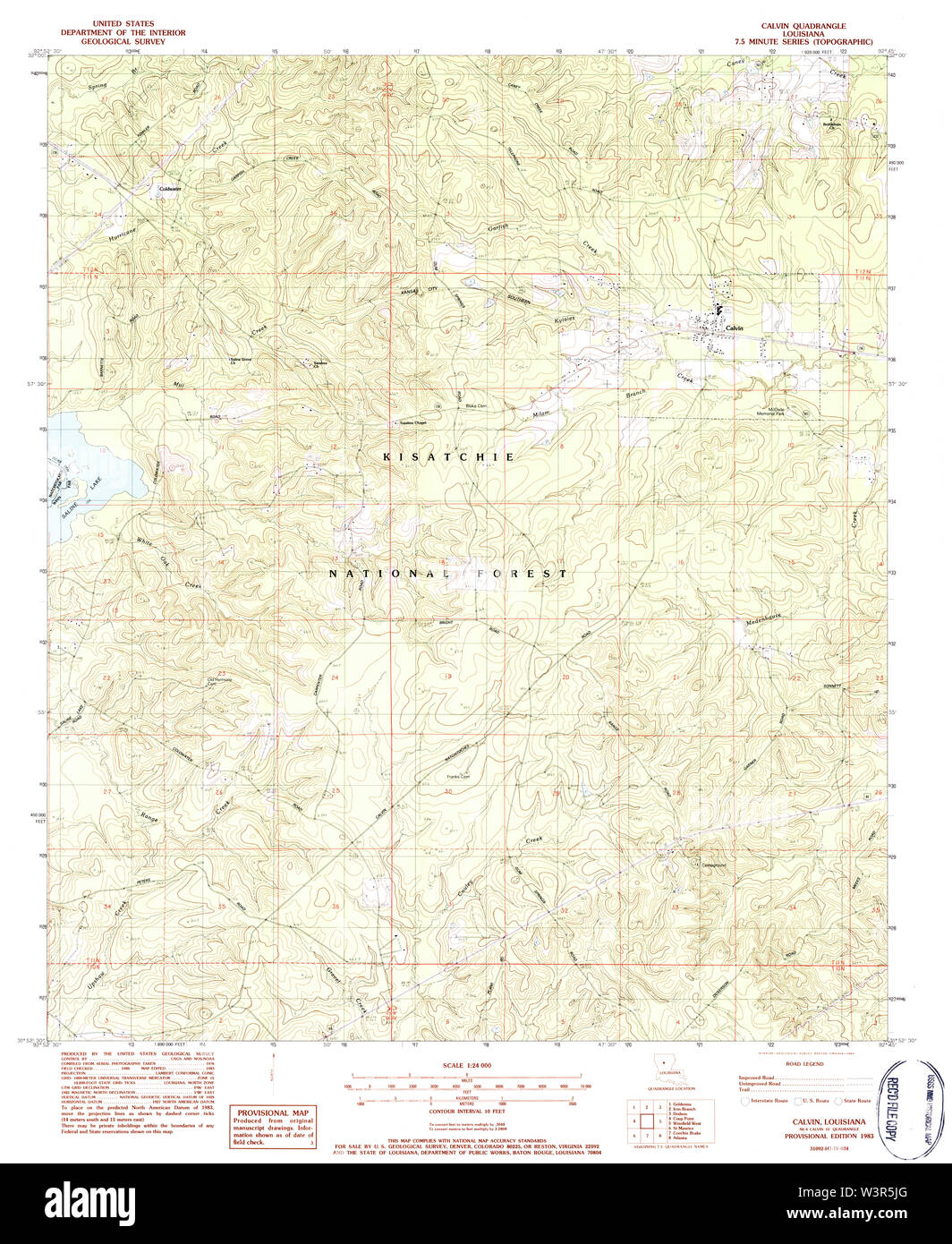 Map of calvin hi-res stock photography and images - Alamy