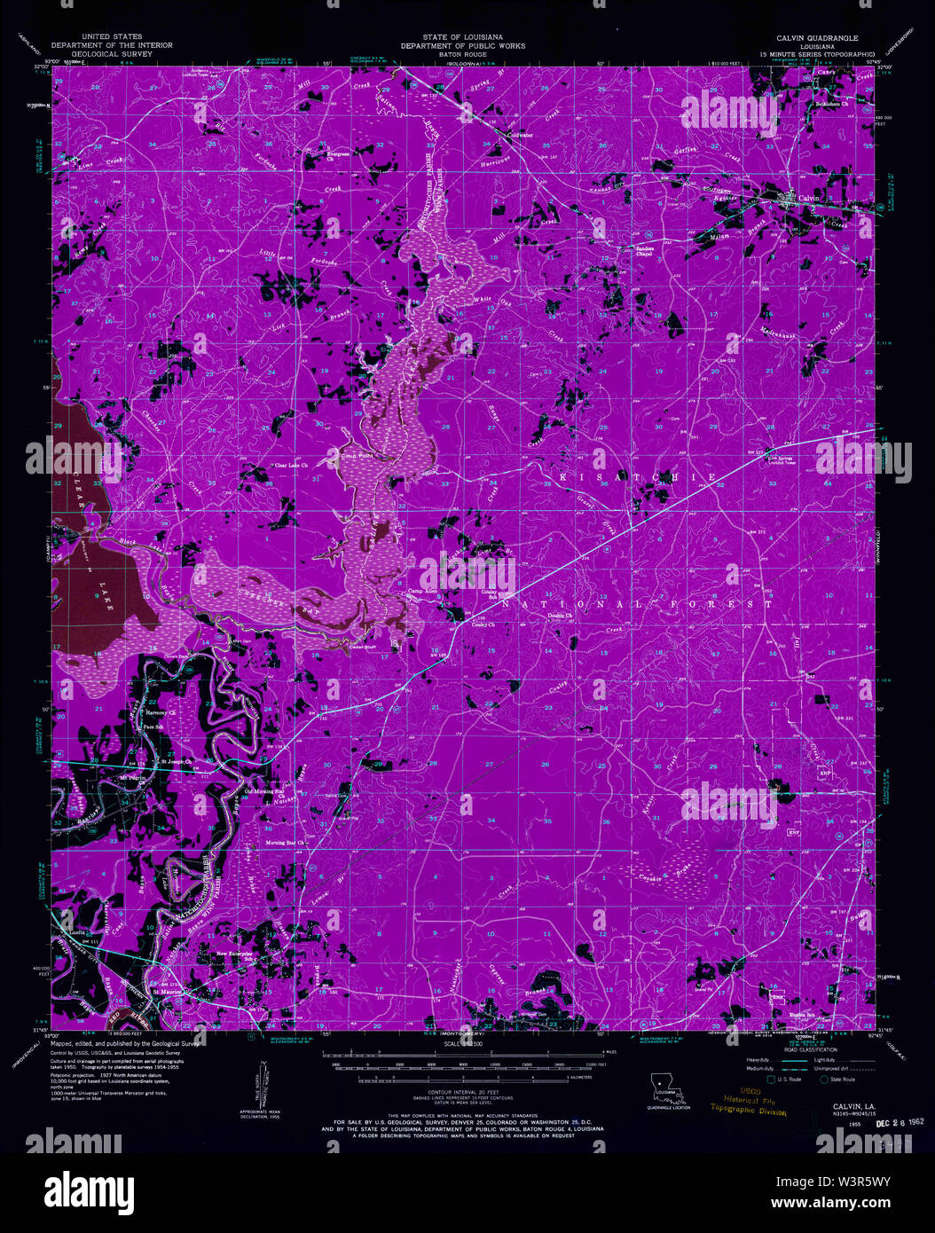 Map of calvin hi-res stock photography and images - Alamy
