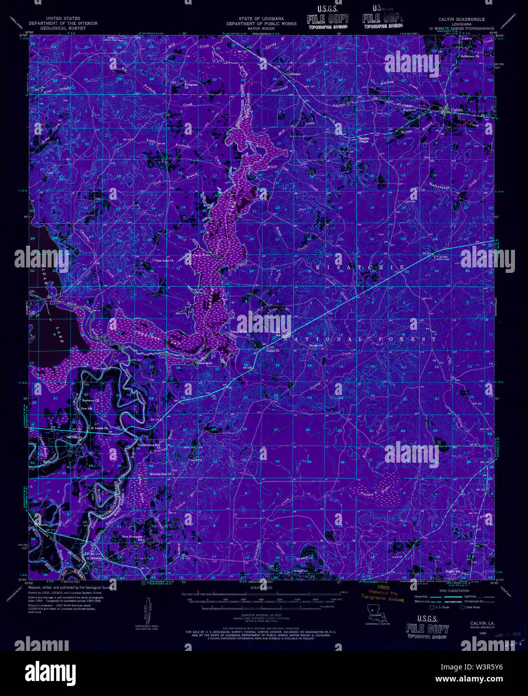Map of calvin hi-res stock photography and images - Alamy
