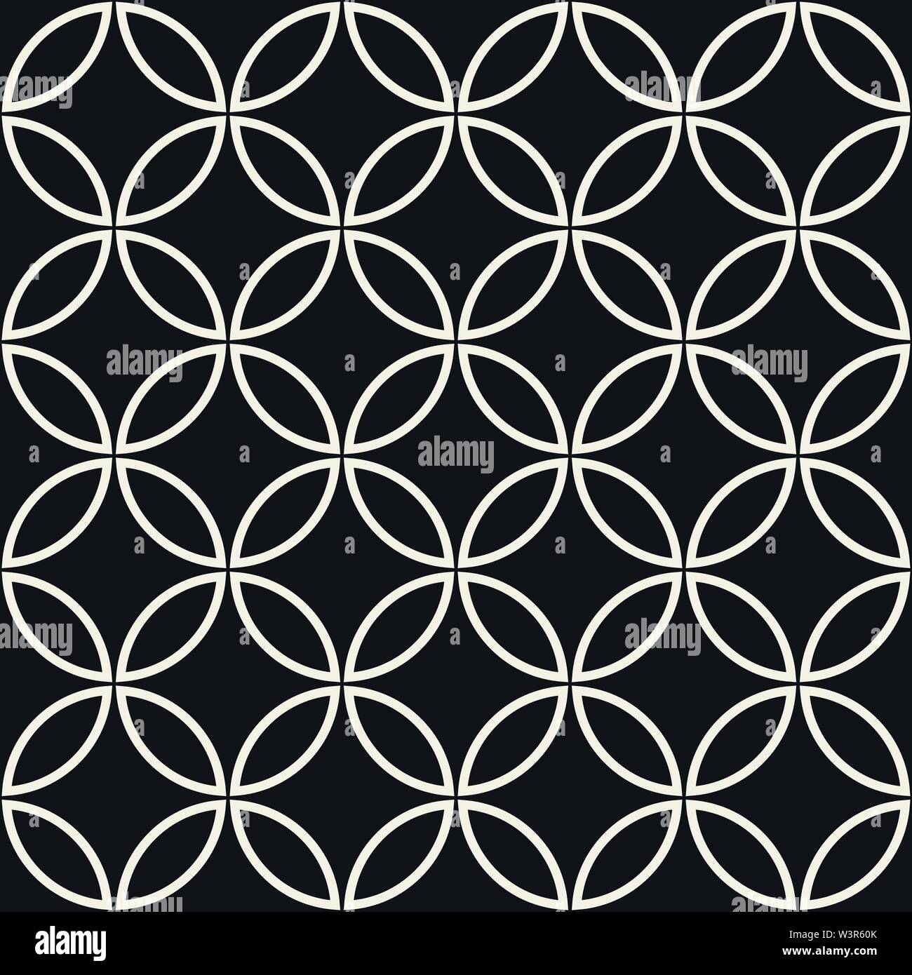 Vector seamless simple lattice pattern. Modern stylish abstract texture ...