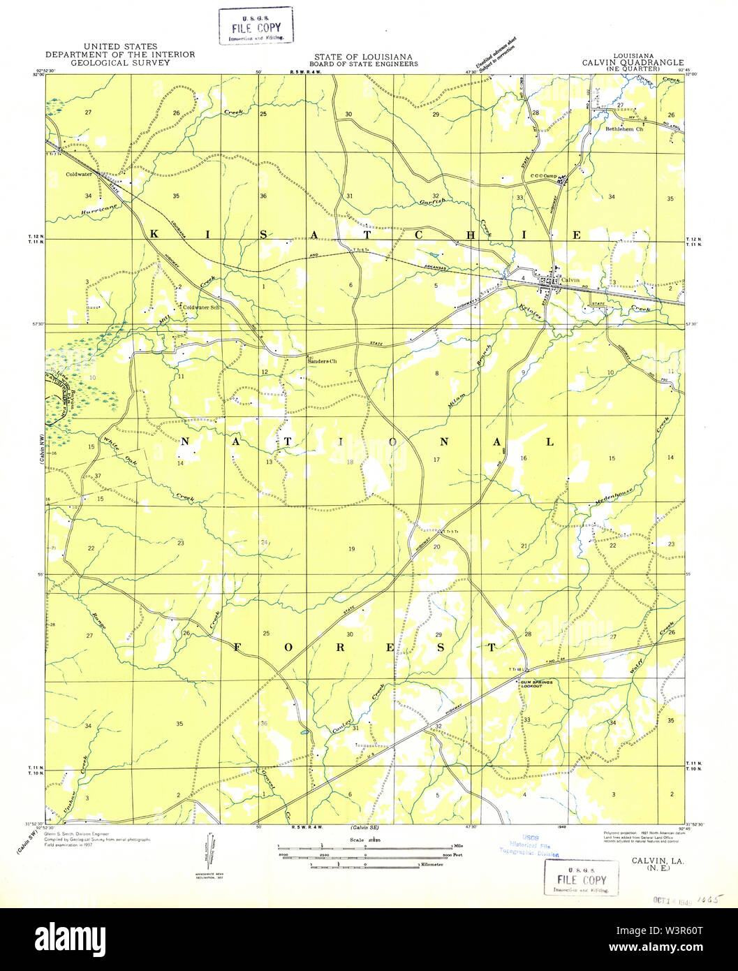 Map of calvin hi-res stock photography and images - Alamy