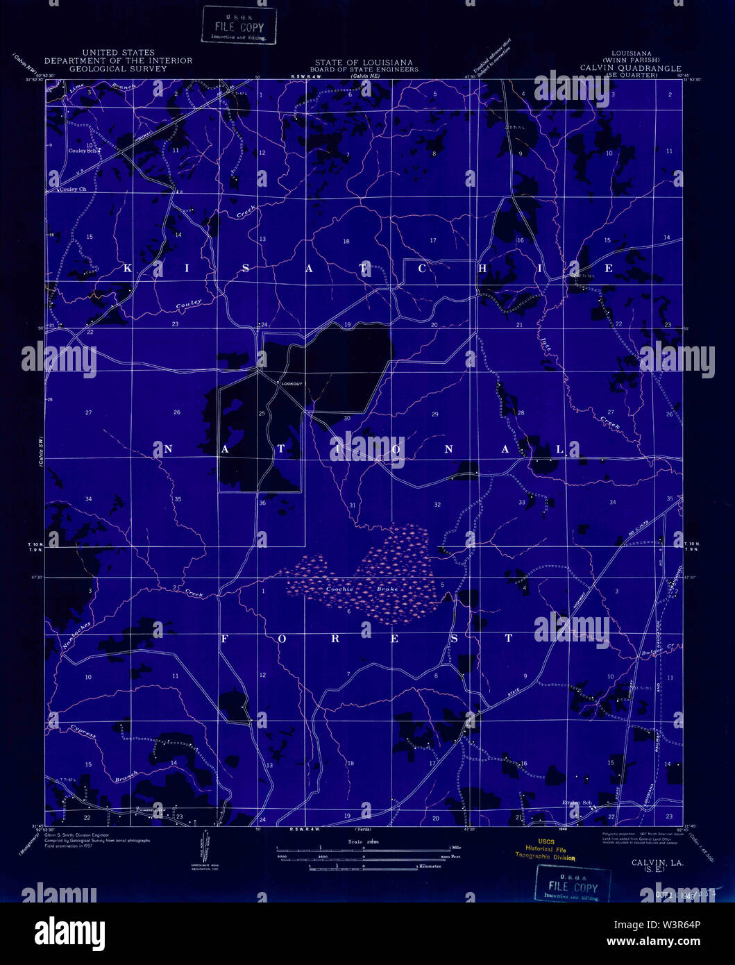 Map of calvin hi-res stock photography and images - Alamy