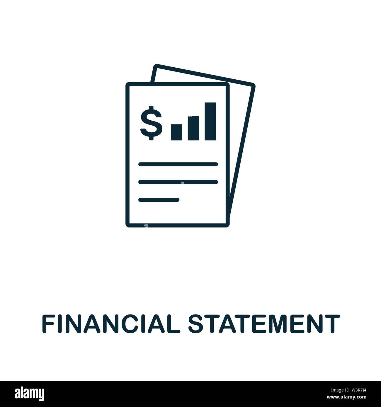 Financial Report Icons