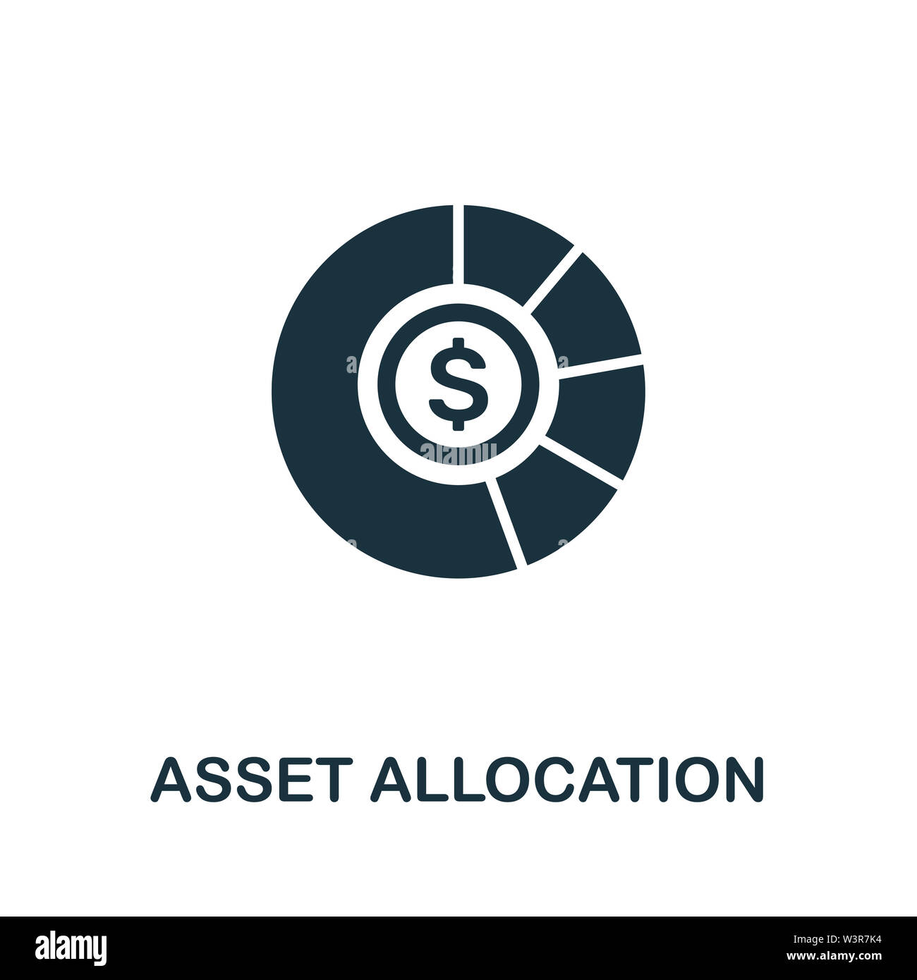 Asset Allocation icon symbol. Creative sign from investment icons ...