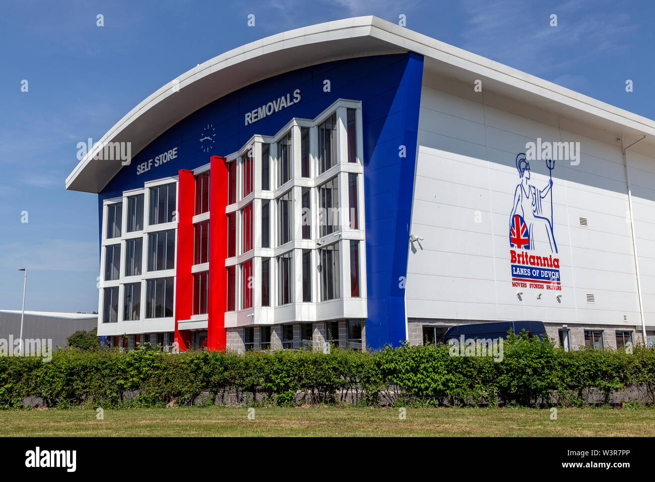 Warehouse, Britannia lanes of Devon, Large, Box - Container, Cement ...