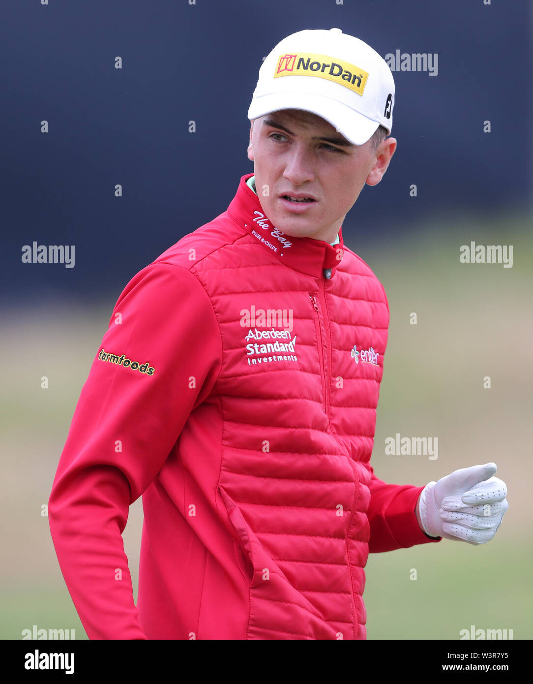 Scotland's Sam Locke during preview day four of The Open Championship ...