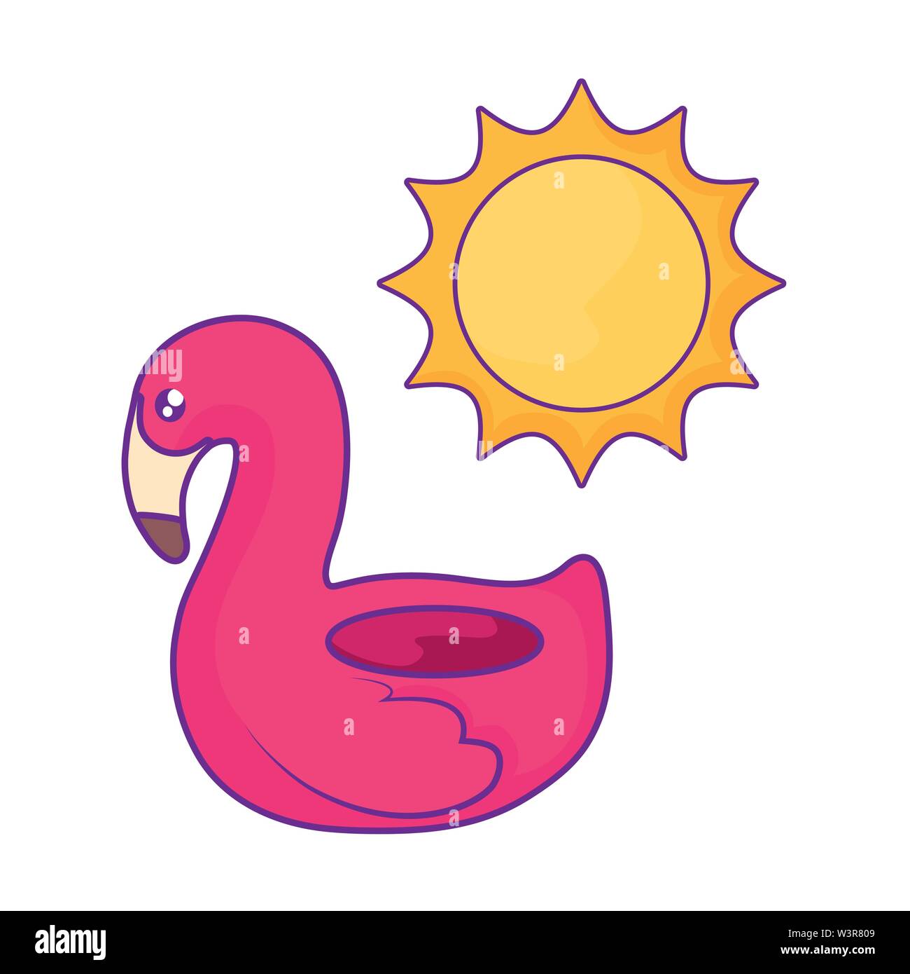 float flemish with sun isolated icon vector illustration design Stock ...