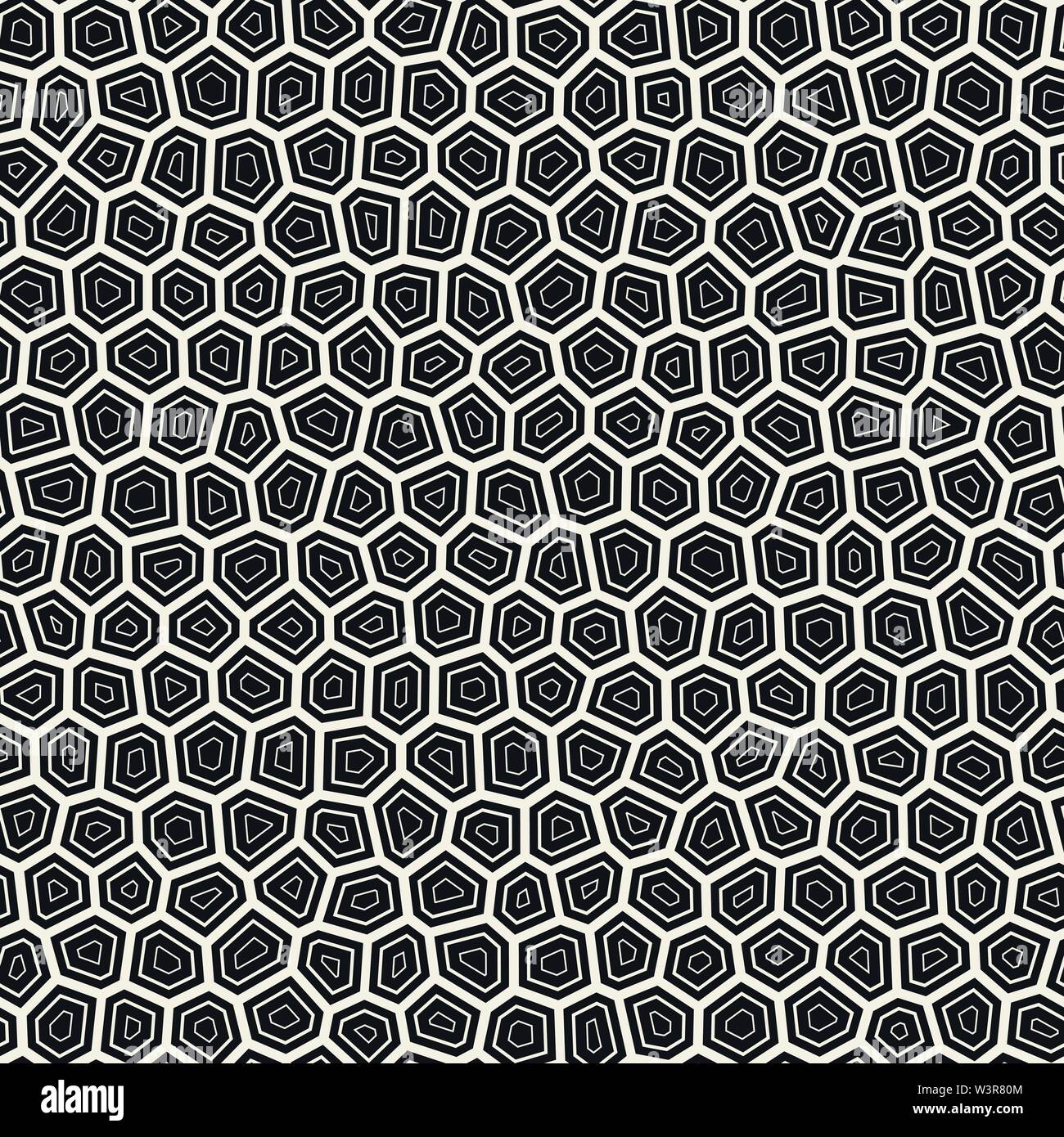 Seamless irregular lines vector mosaic pattern. Abstract chaotic ...