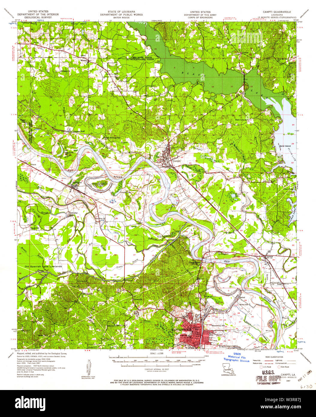 Map of campti hi-res stock photography and images - Alamy