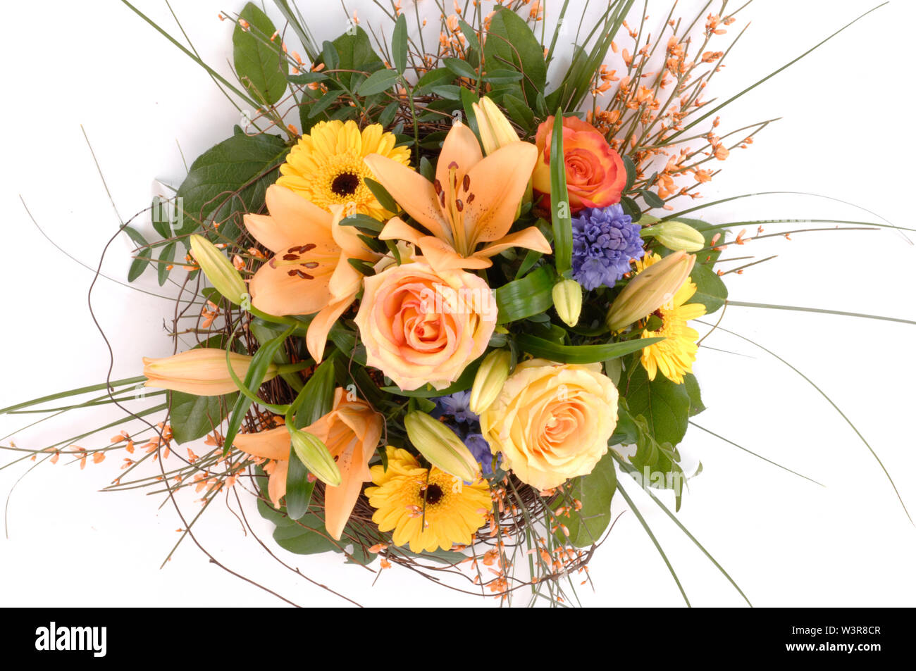 beautiful bunch of spring flowers as present Stock Photo - Alamy