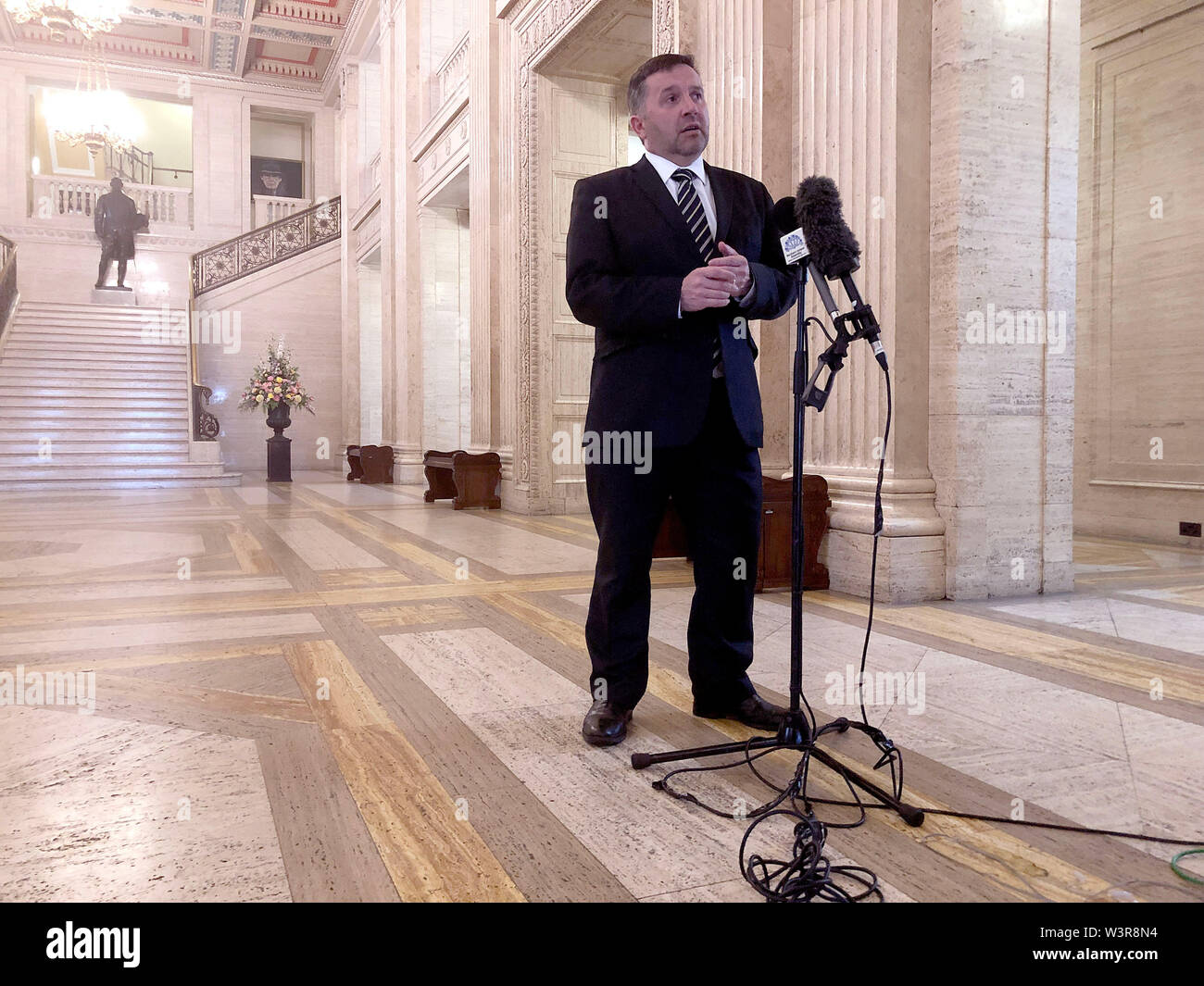 Ulster Unionist leader Robin Swann who met Northern Ireland Secretary ...