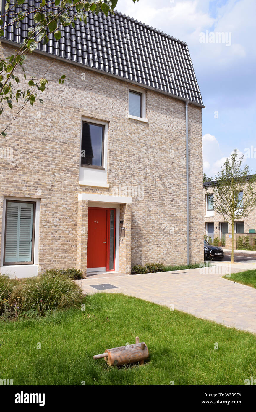 New social housing development off Goldsmith Street, Norwich, UK. Some ...