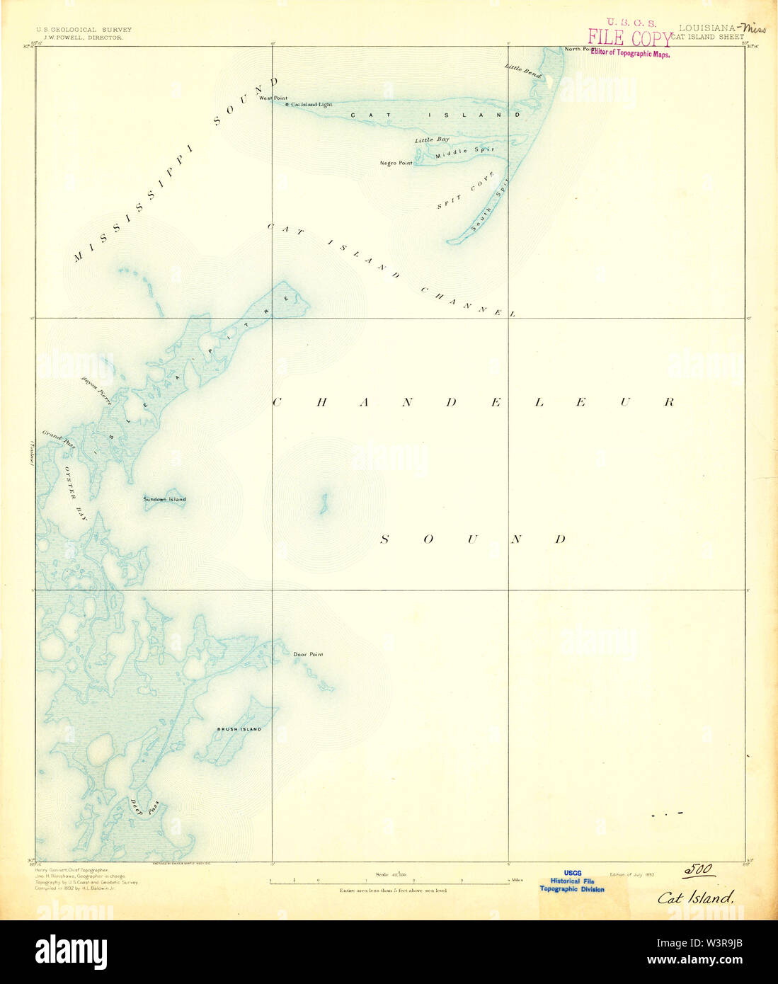 Cat island island map hi-res stock photography and images - Alamy
