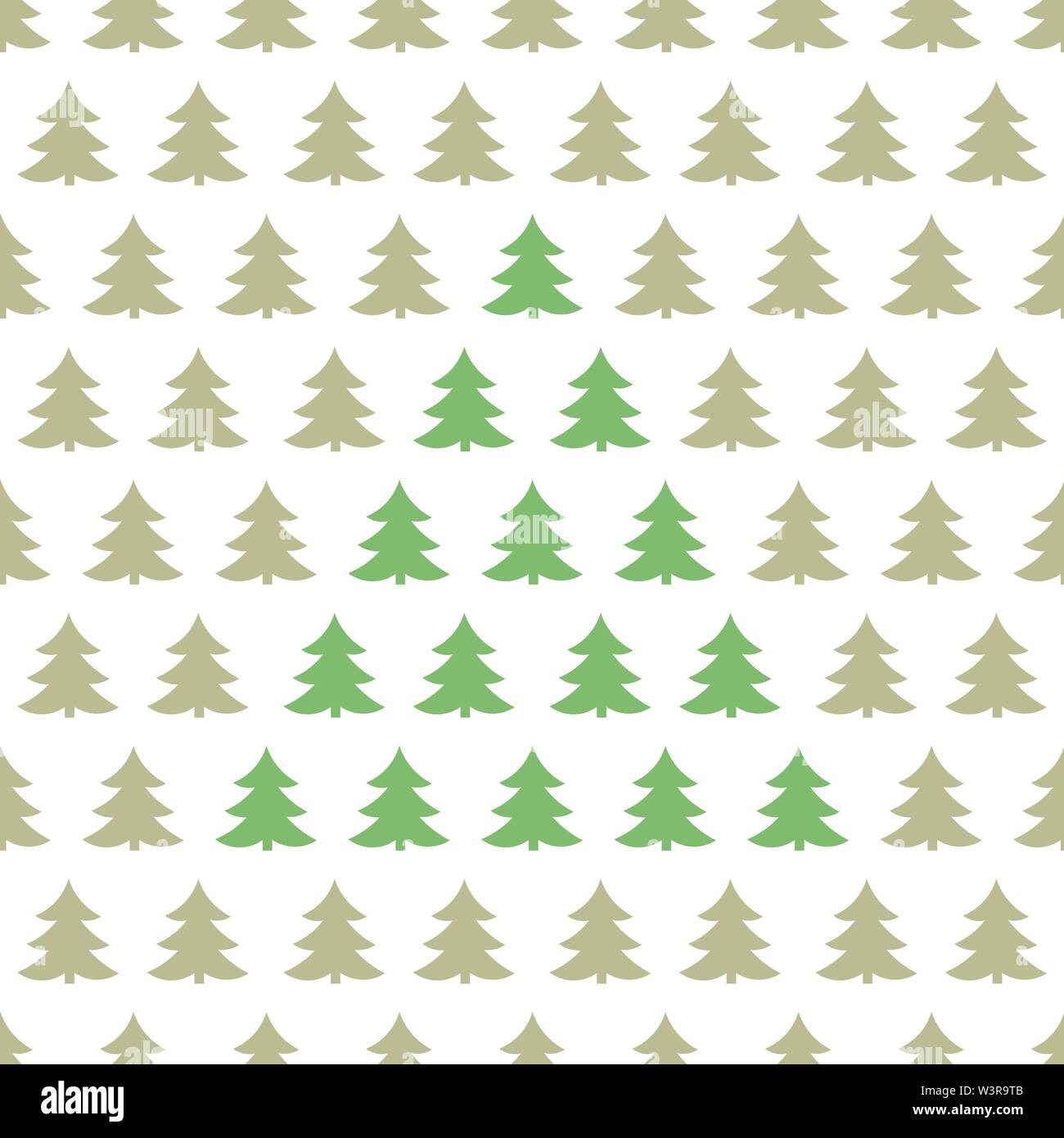 Christmas trees seamless pattern.Vector illustration background Stock ...