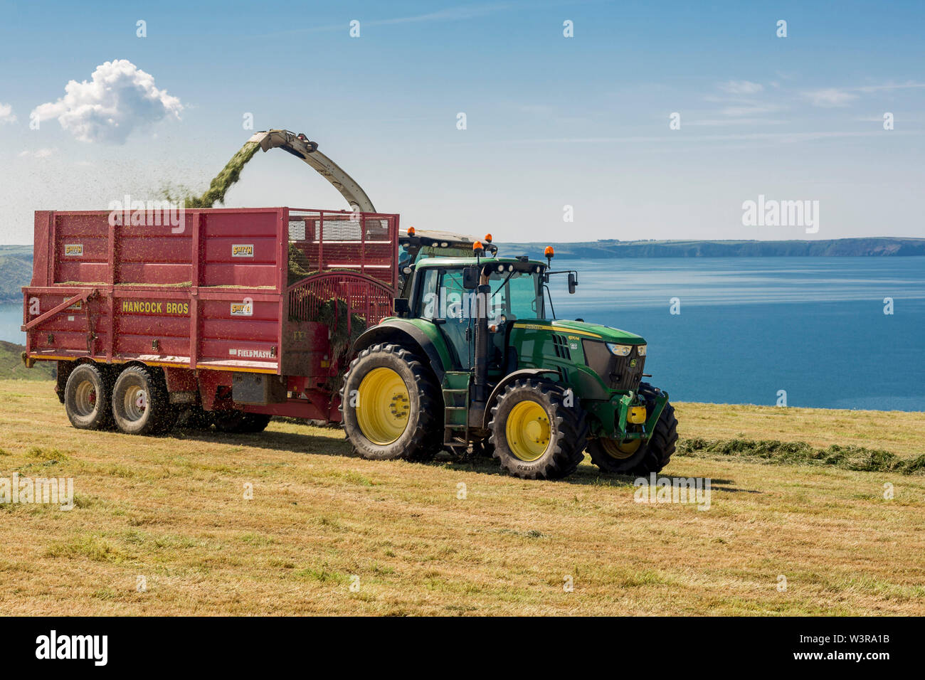 Silage Pit Silage Farming Tractor High Resolution Stock Photography and ...