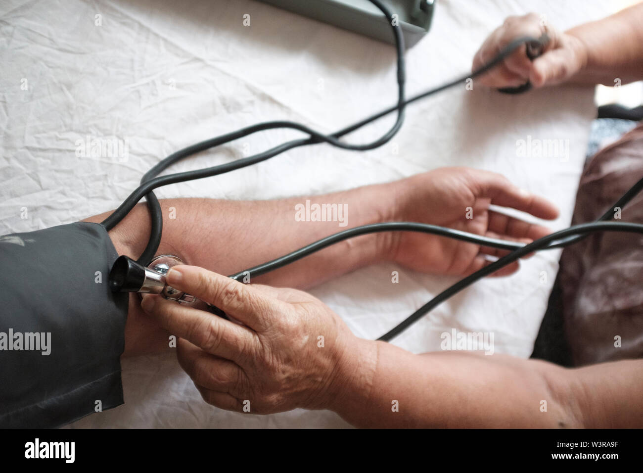 Blood pressure check hi-res stock photography and images - Alamy