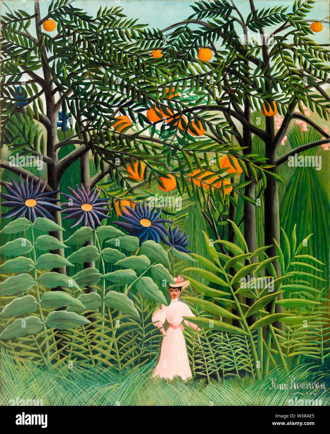 Henri Rousseau Exotic Landscape