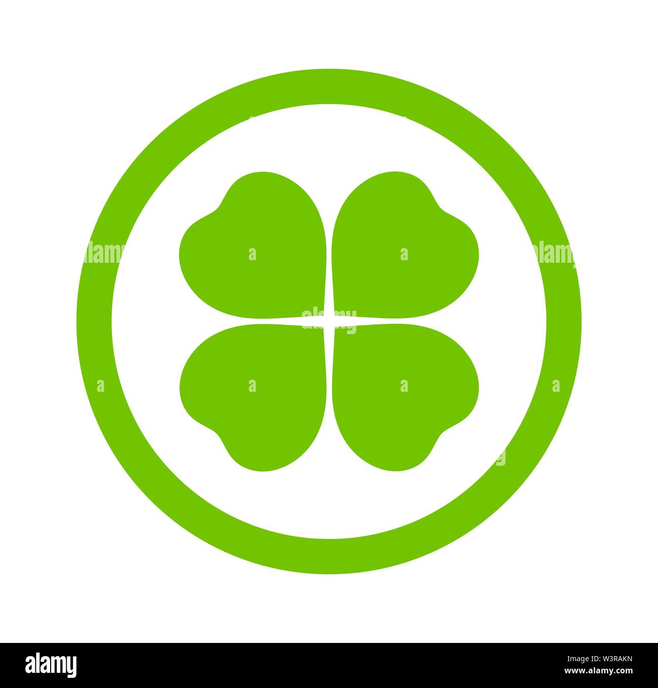 Clover leaf icon. Vector illustration Stock Vector Image & Art - Alamy