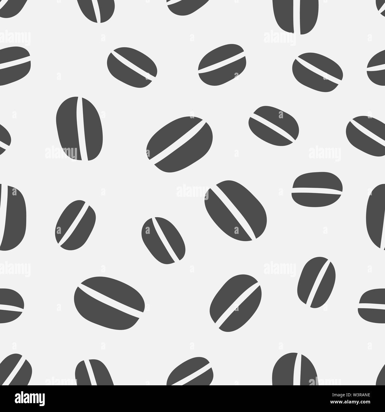 Seamless coffee beans texture Black and White Stock Photos & Images - Alamy