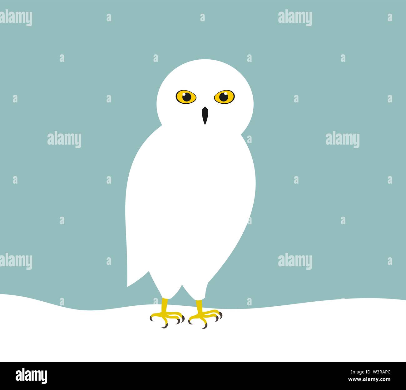 Snowy owl Stock Vector Images - Alamy