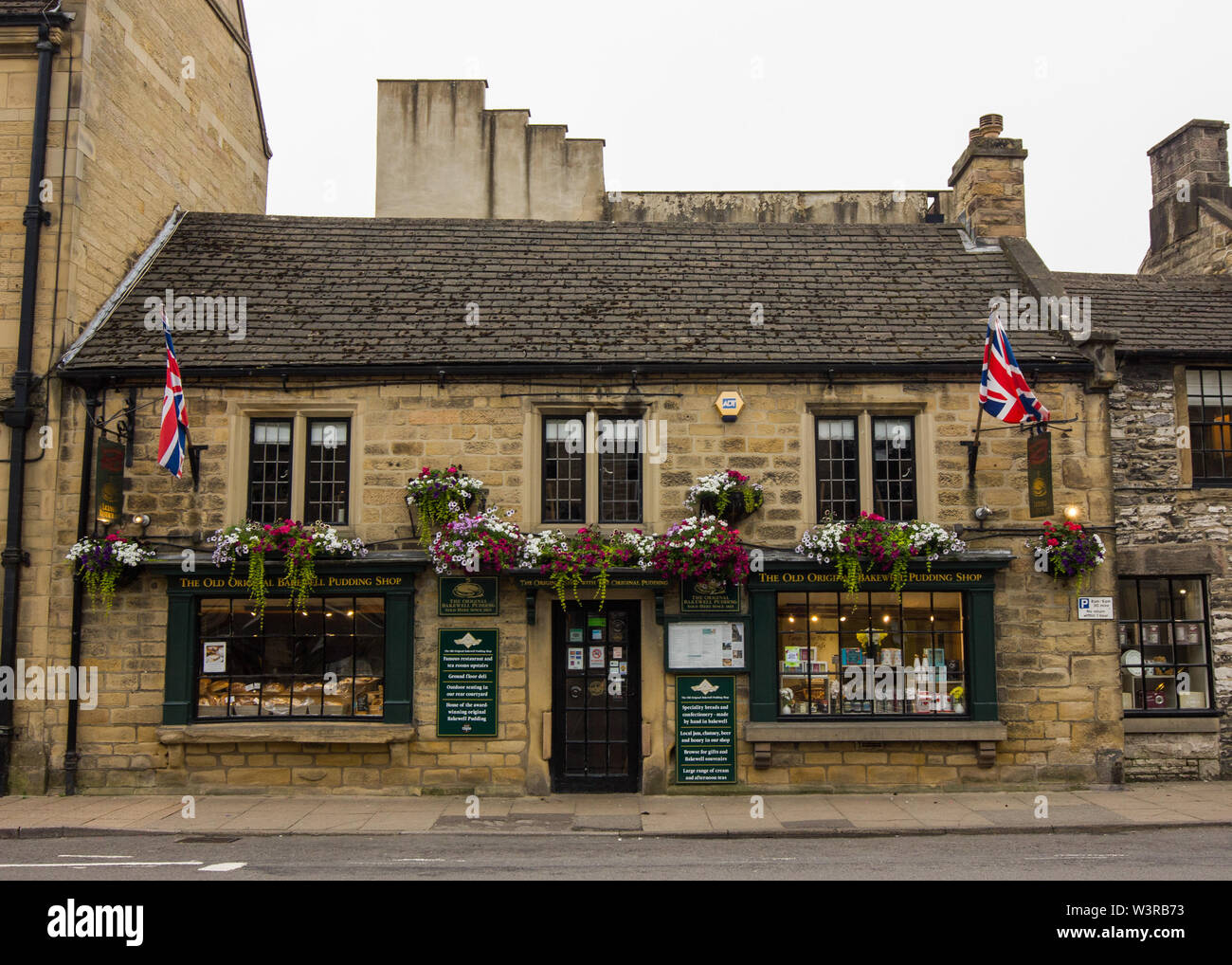 The original pudding shop in Bakewell, Derbyshire England UK Stock ...