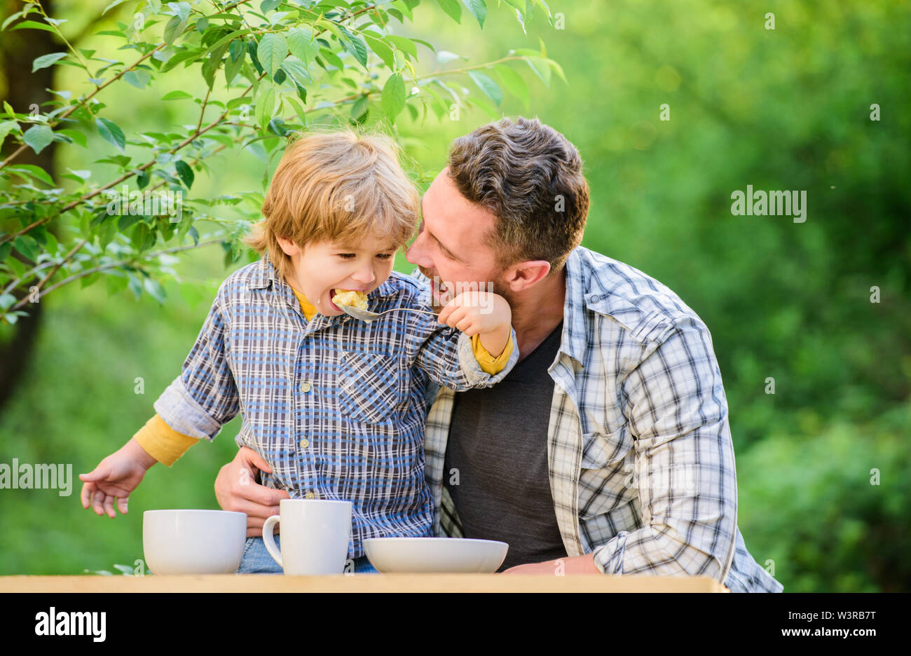 Nutrition habits. Family enjoy homemade meal. Family time. Nutrition ...