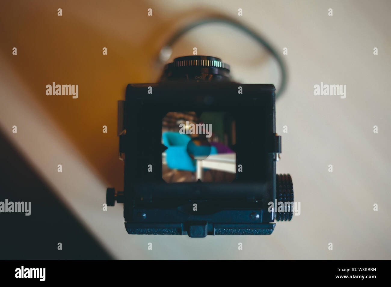 Old fashioned camera top view hi-res stock photography and images - Alamy