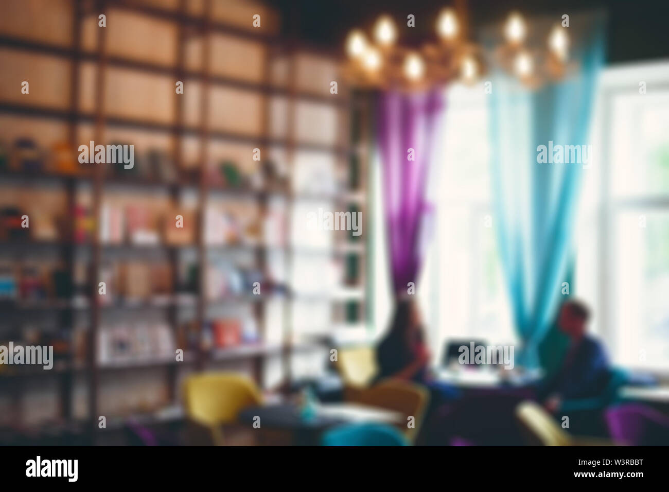 Book shop interior light hi-res stock photography and images - Alamy