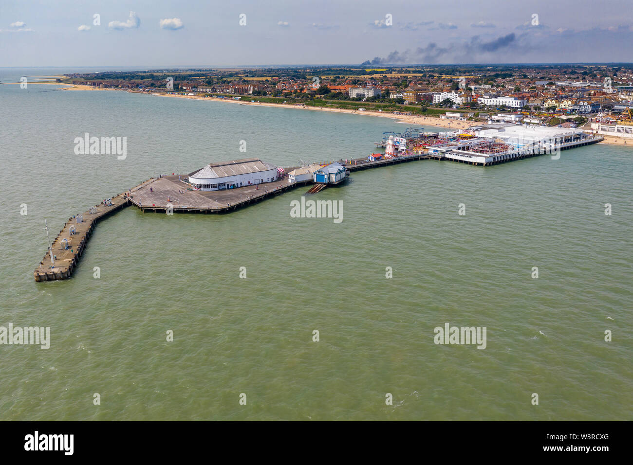 Clacton Pier Aerial View, Clacton-on-sea, Essex UK Stock Photo - Alamy