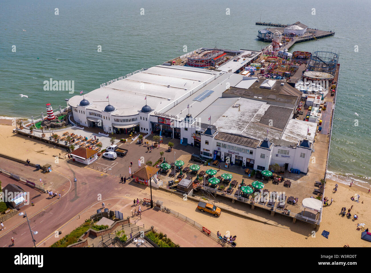 Clacton pier aerial hi-res stock photography and images - Alamy