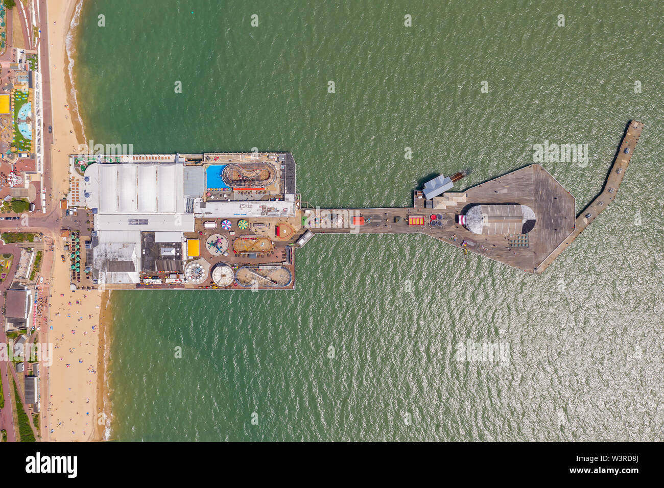 Clacton Pier Aerial View, Clacton-on-sea, Essex UK Stock Photo - Alamy
