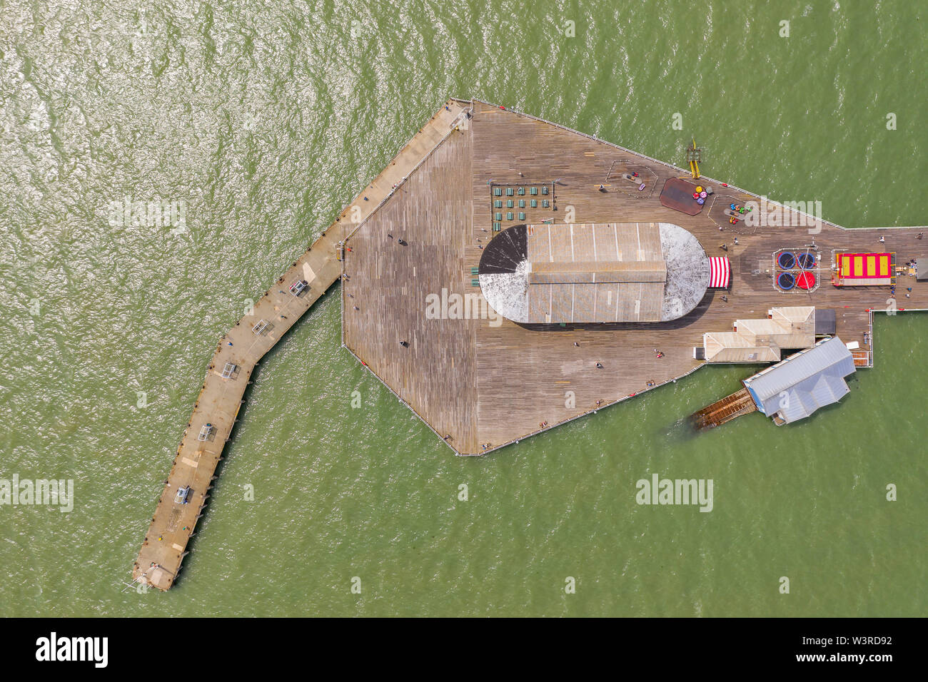 Clacton Pier Aerial View, Clacton-on-sea, Essex UK Stock Photo - Alamy