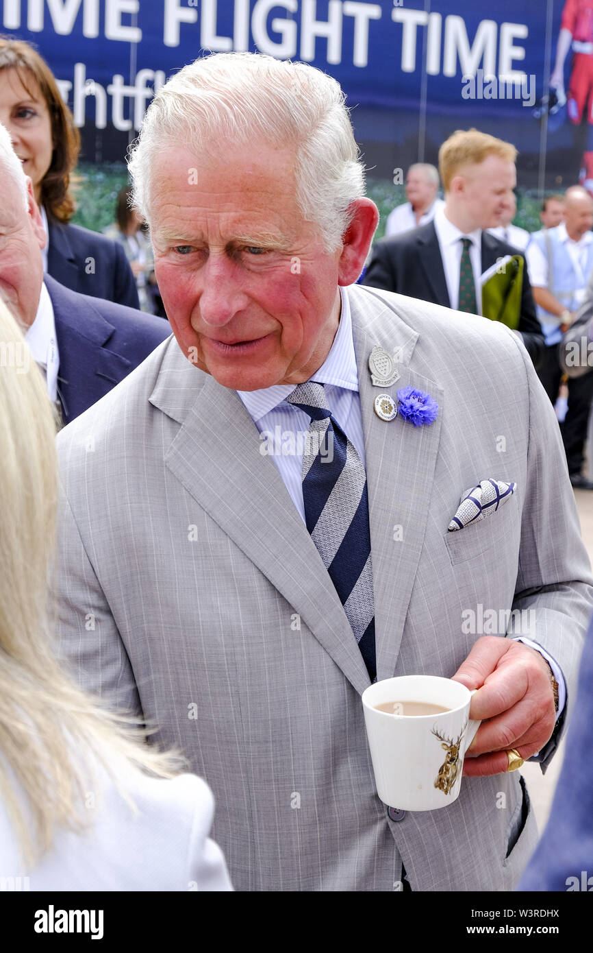 The Prince of Wales during his to the visit the headquarters of Gregory ...