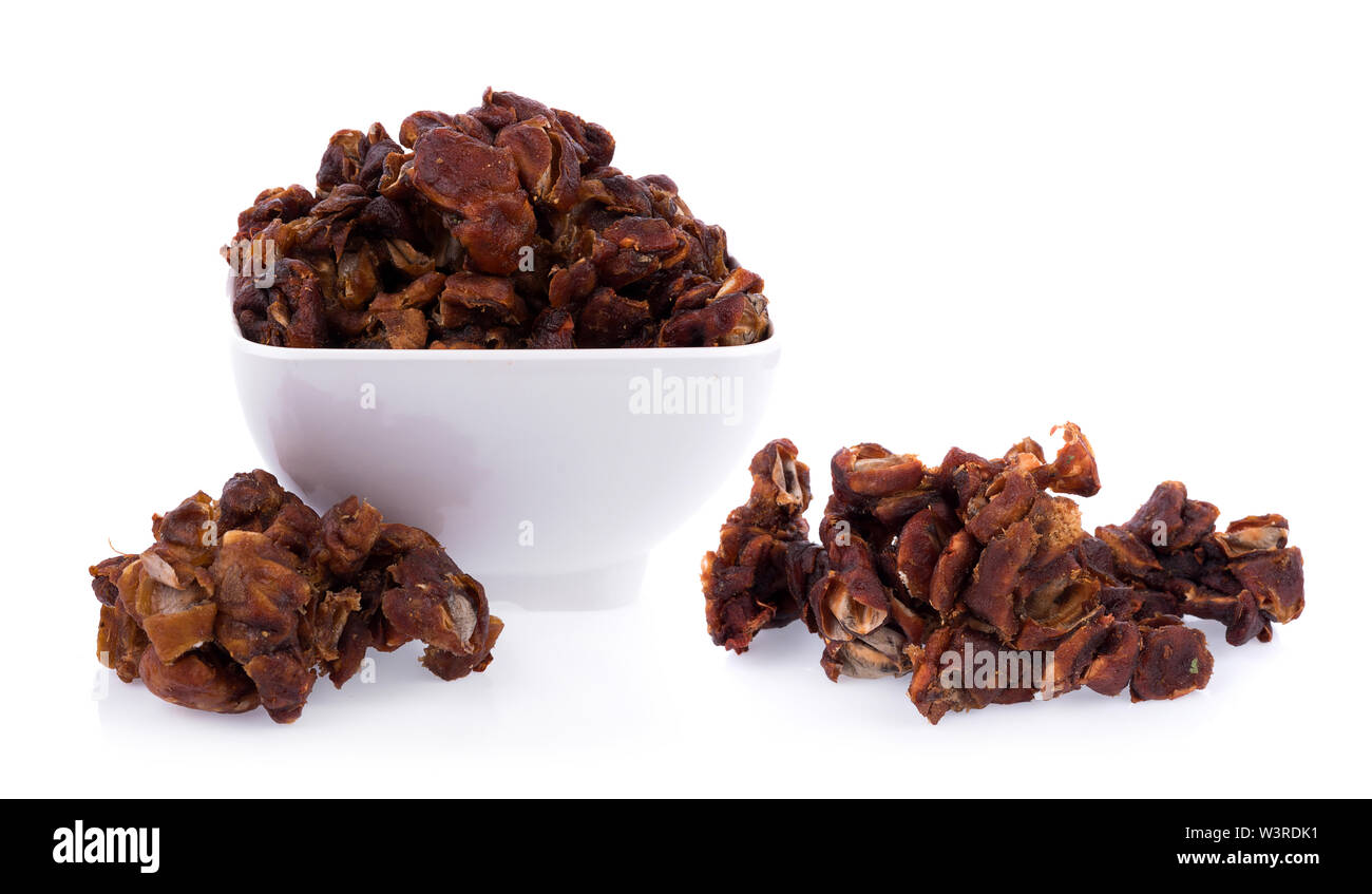 Tamarind isolated on the white background Stock Photo - Alamy