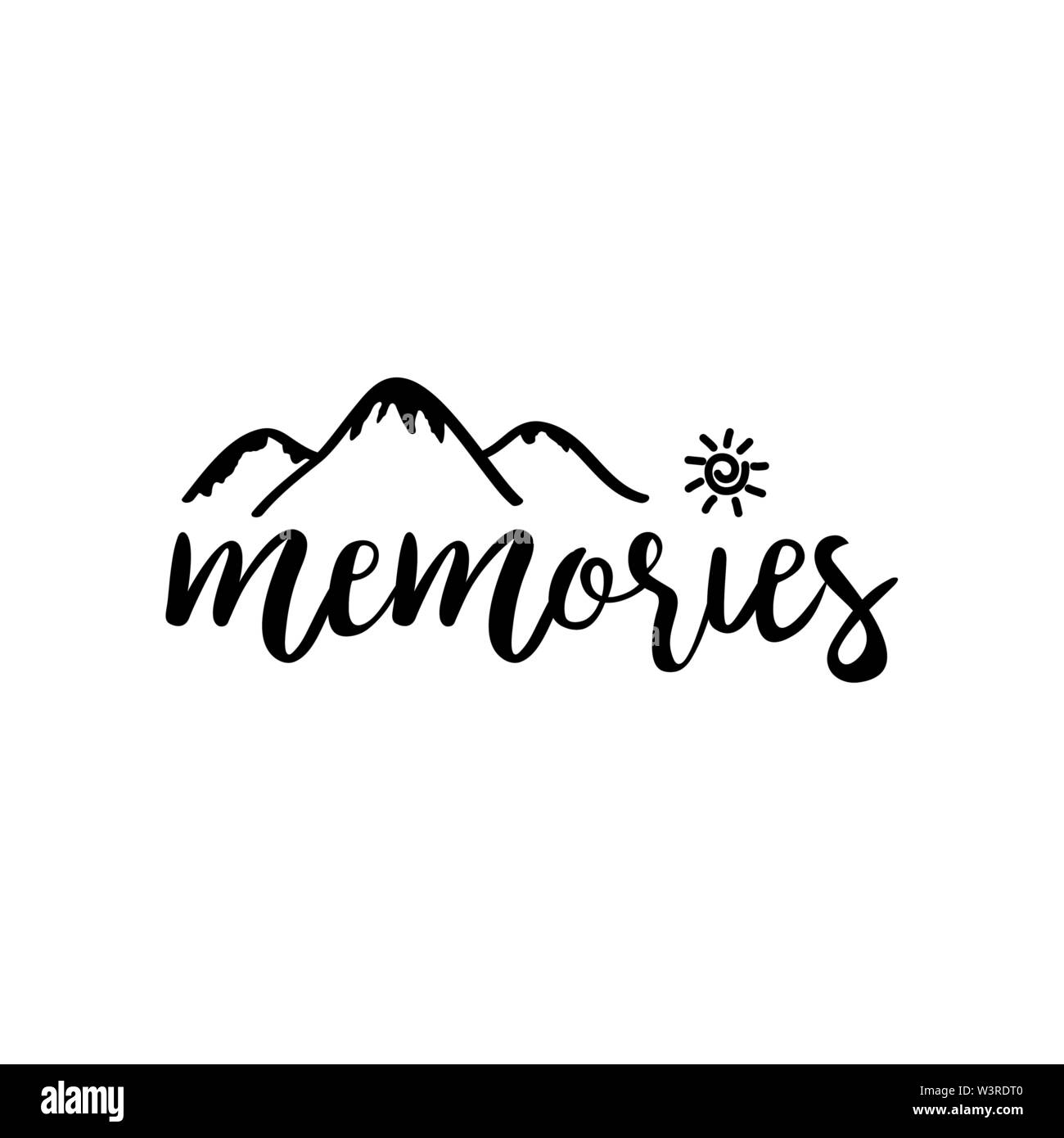 travel adventure calligraphy messsage font vector illustration design ...