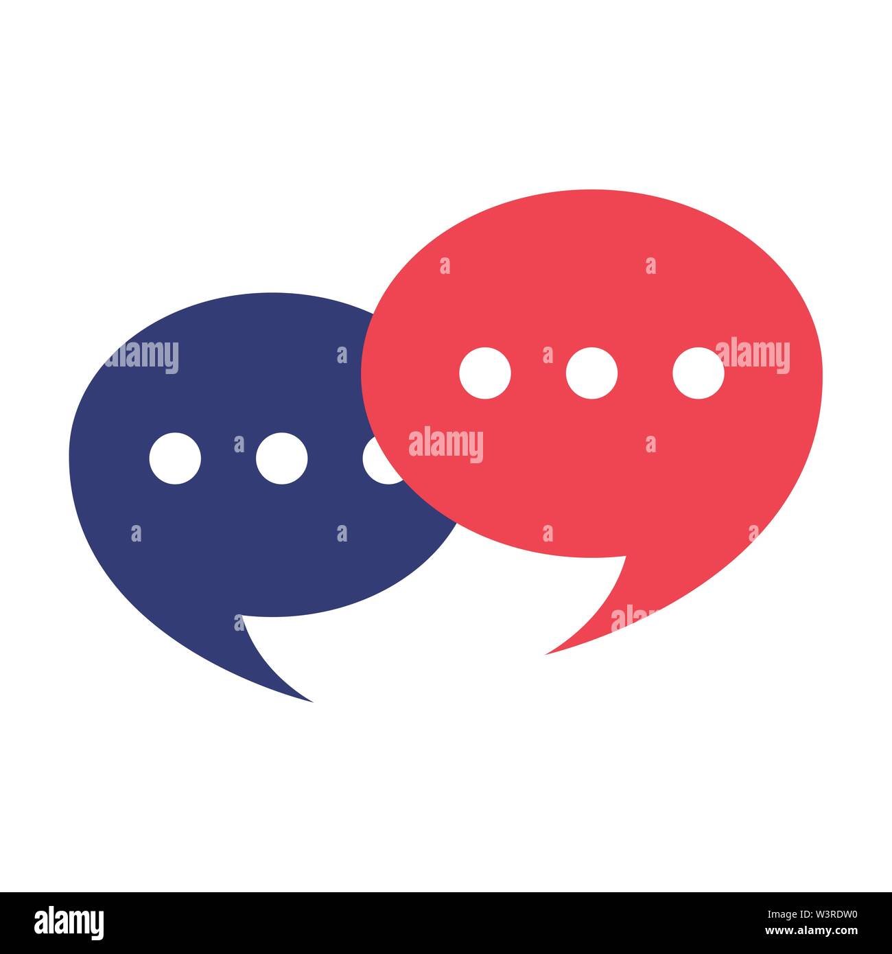 chat comic speech bubbles cartoon Stock Vector Image & Art - Alamy